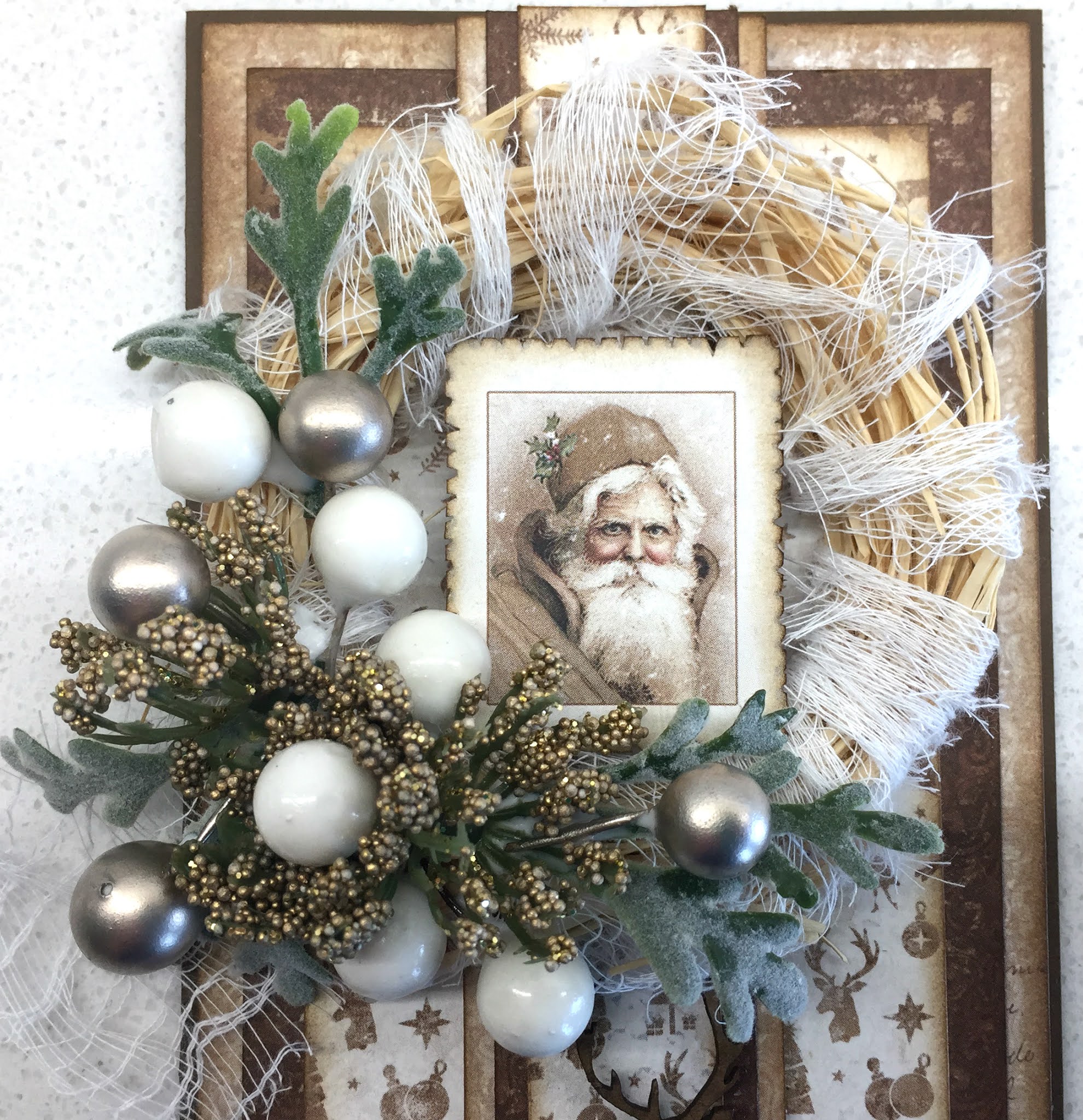 Christmas Shabby Chic Kit #2 - Detail Photos & Technique Video Tutorial ...