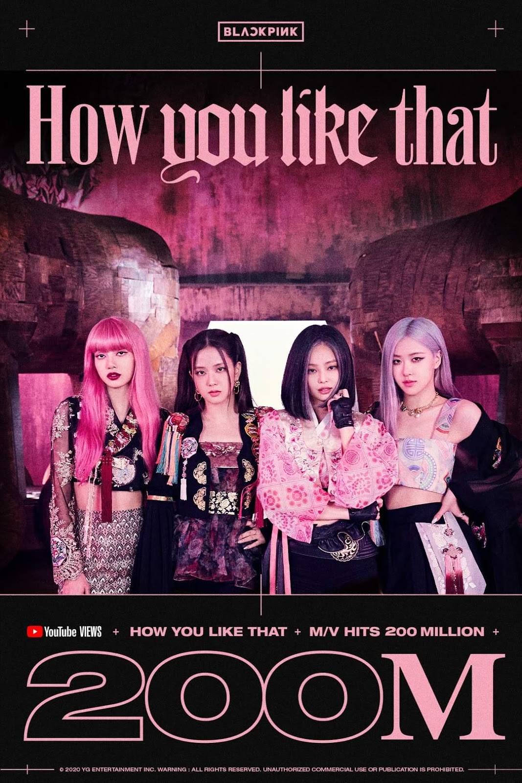 El MV de BLACKPINK "How You Like That" establece un nuevo récord al superar las 200 millones de ...