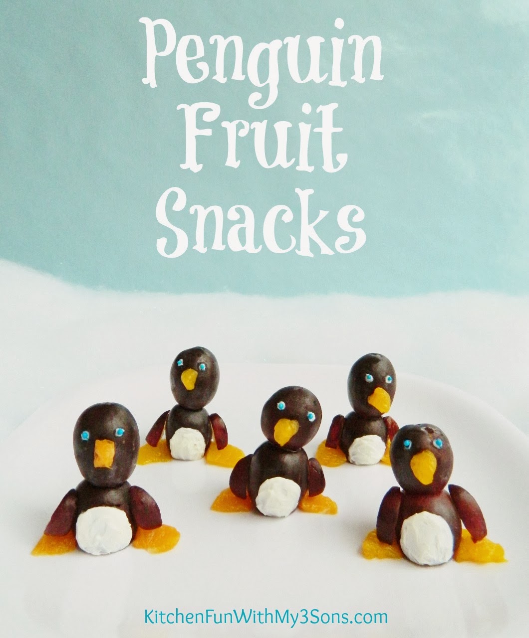 Penguin Fruit Snacks | Fruit snacks, Fun kids food, Penguin snacks