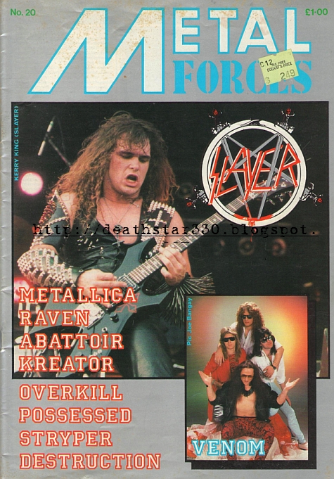None But My Own: Old Metal Mag -Slayer 1986