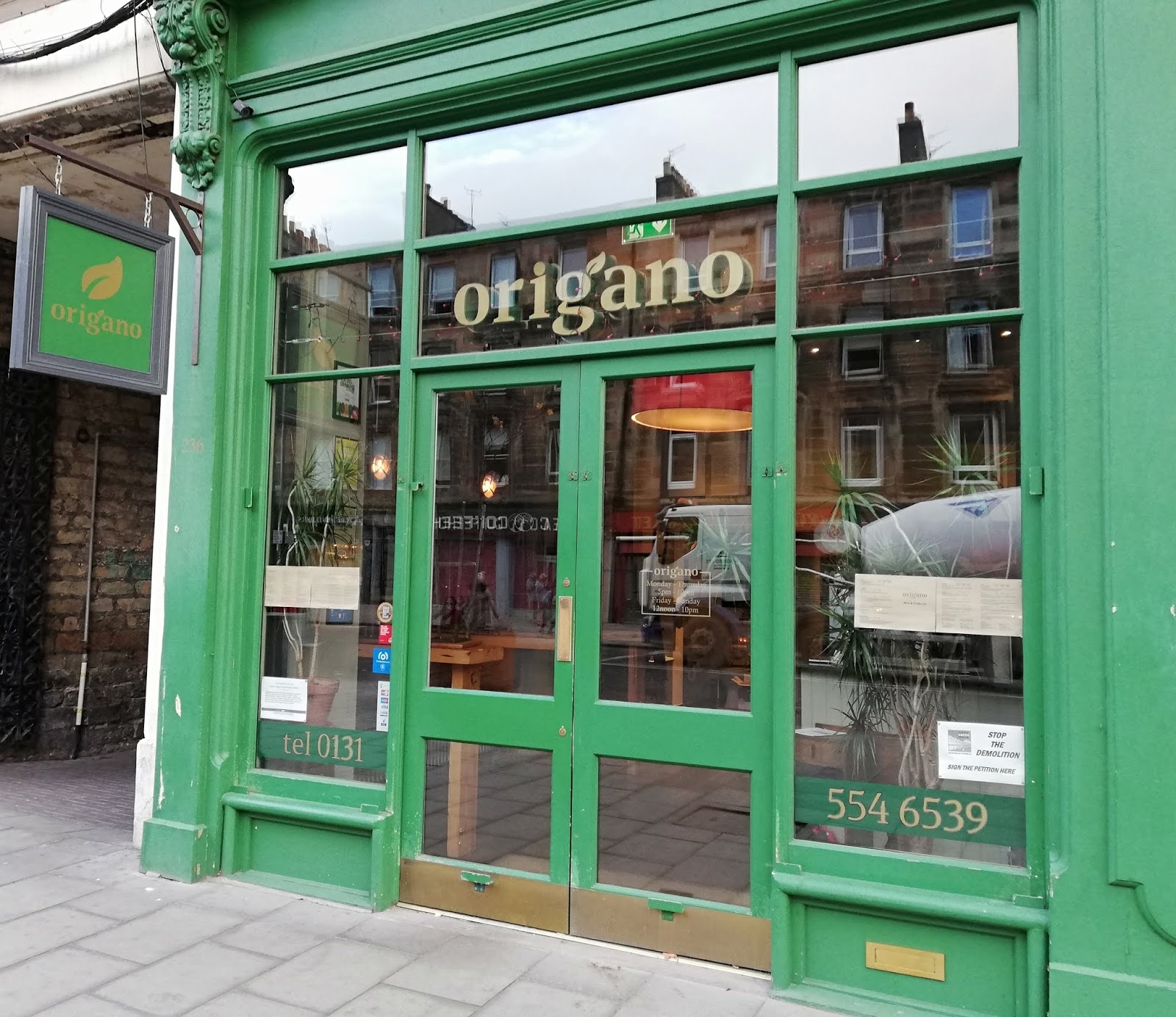 Review: Origano, Edinburgh