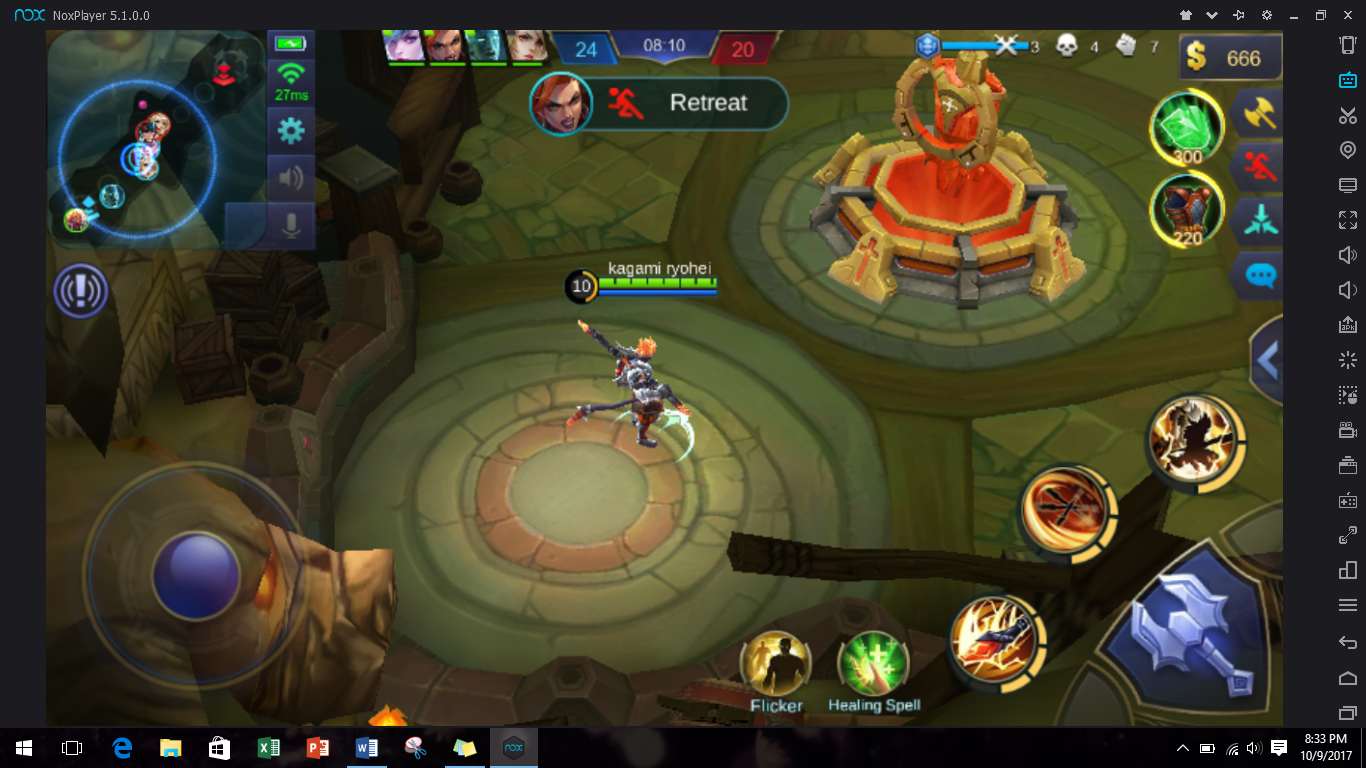 cara main game mobile legend dengan pc atau laptop