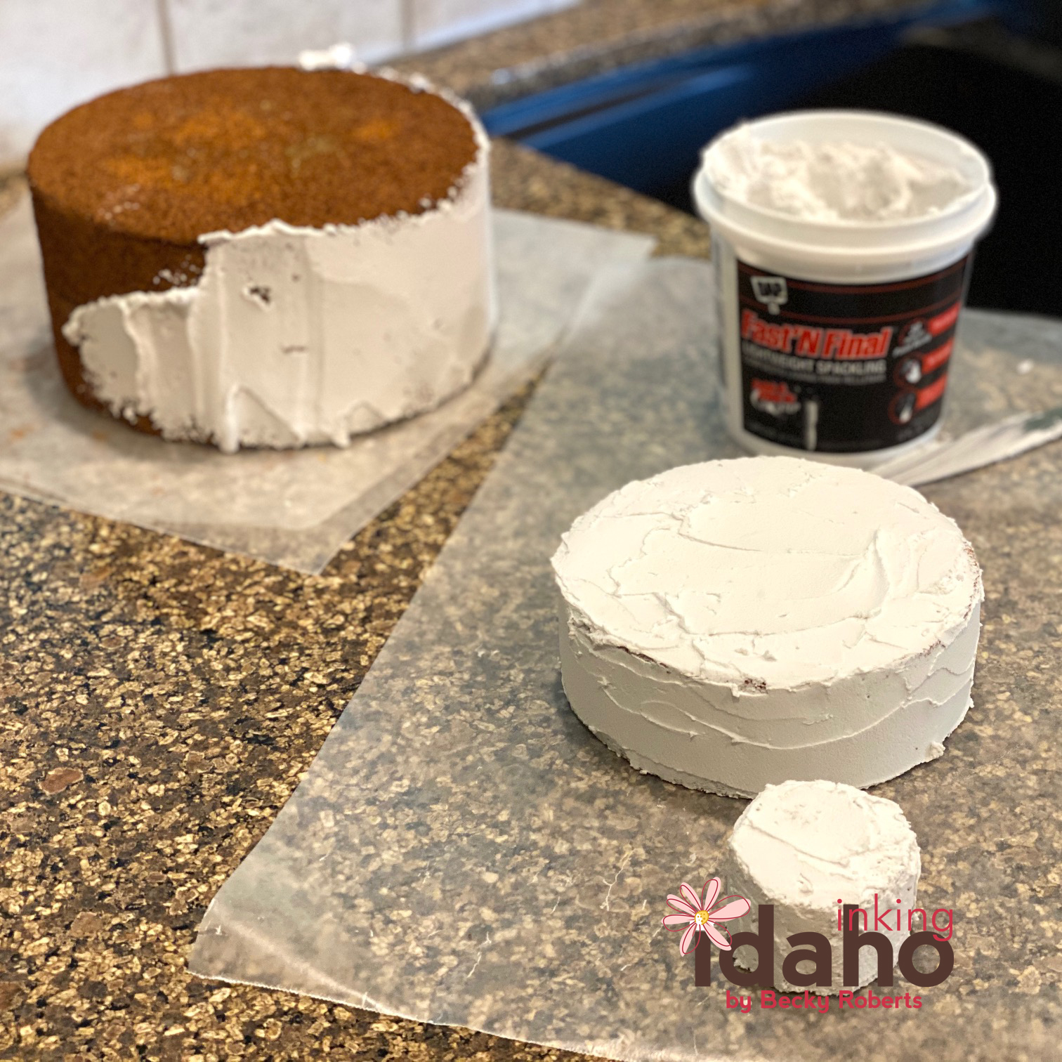 Inking Idaho: Making A Faux Cake