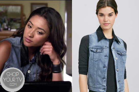 Pretty Little Liars: Season 4 Episode 5 Emily's Denim Vest | Fashion ...