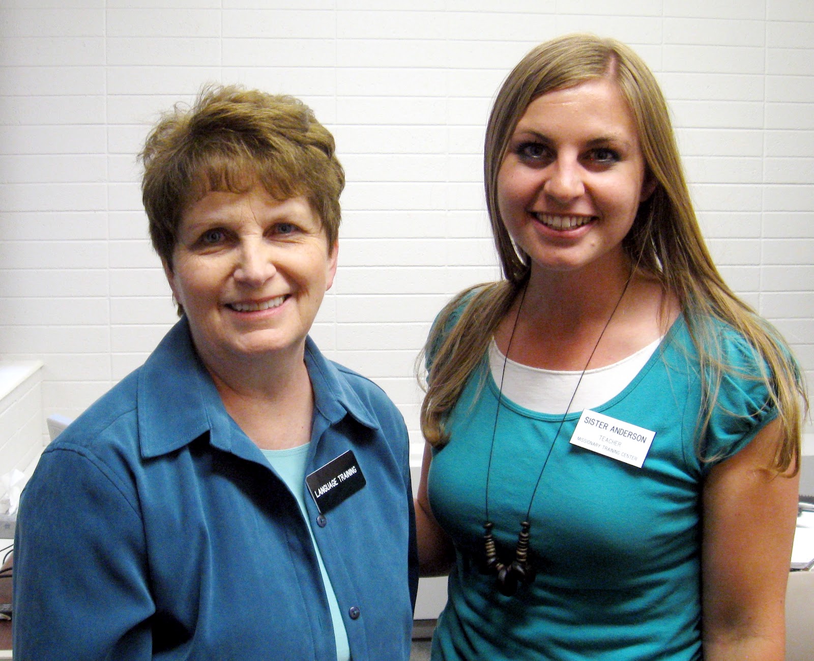 LDS Missionary Couple in the Madrid Spain Temple: April 2012