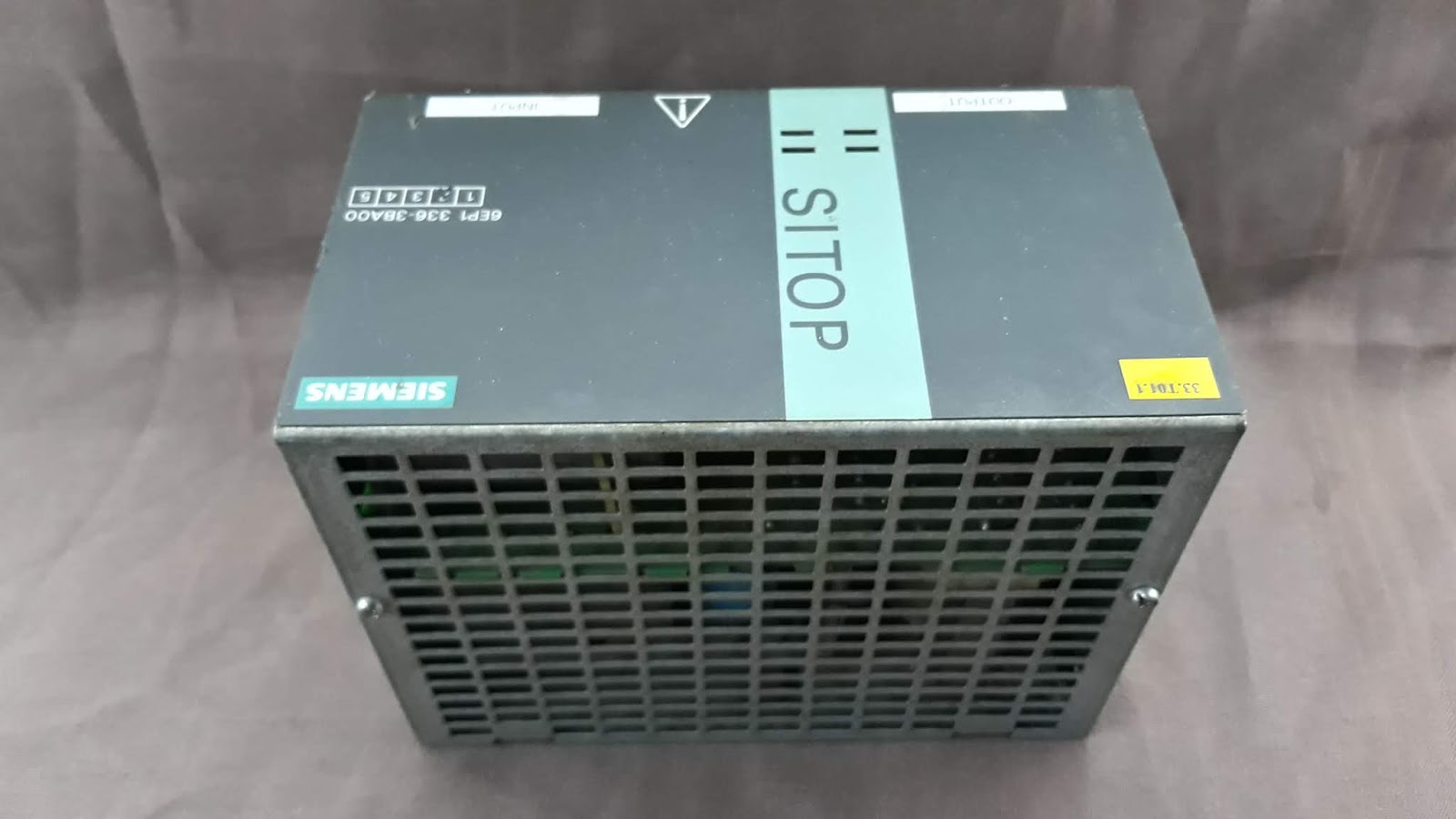 SIEMENS SITOP MODULAR 20A 1/2 PH 6EP1 336-3BA00 POWER SUPPLY 24 VDC