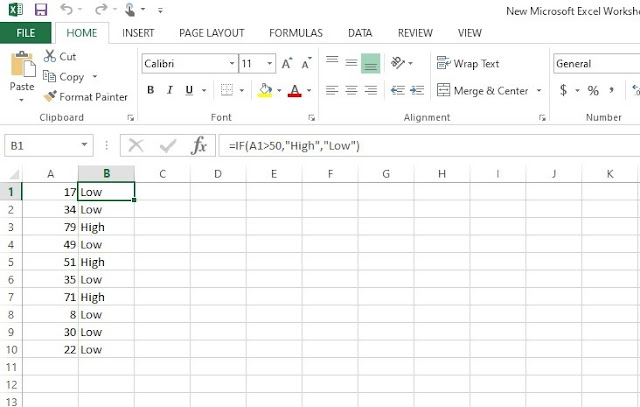 If Formula in Excel
