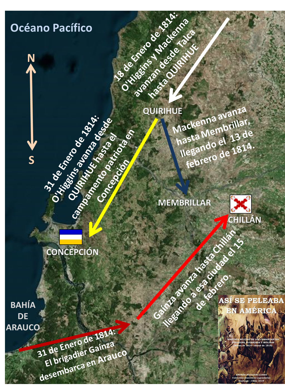 ASI SE PELEABA EN AMERICA: TEATRO DE OPERACIONES MILITARES: ENERO ...