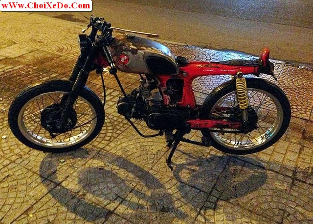 Cận cảnh chiếc Honda 67 độ đẹp - Xe Máy Độ-Xe Máy Độc