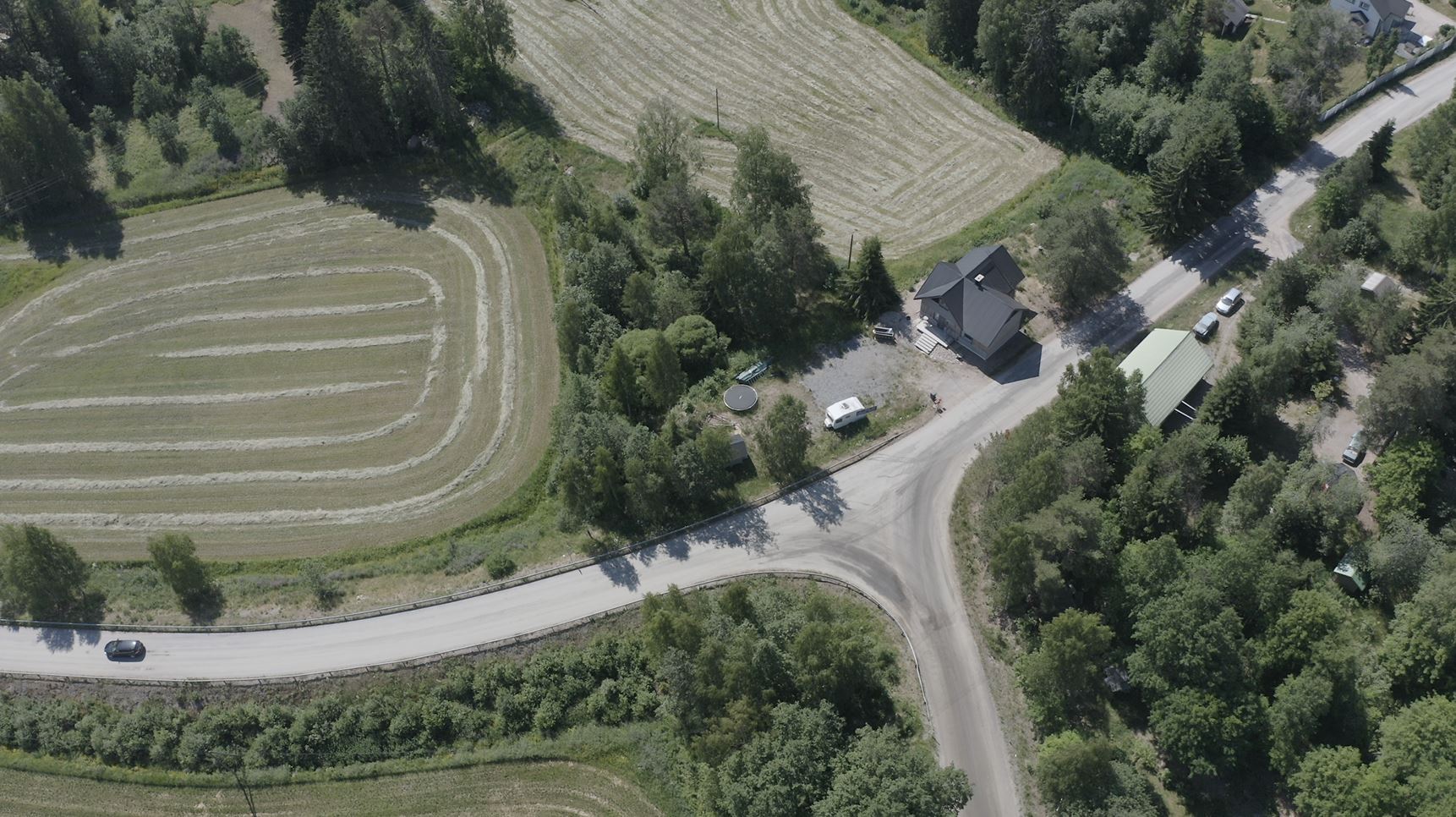 Ilmakuvaus DJI Mavic 2 pro Drone: Virrat ilmakuvaus 360 astetta panoraama