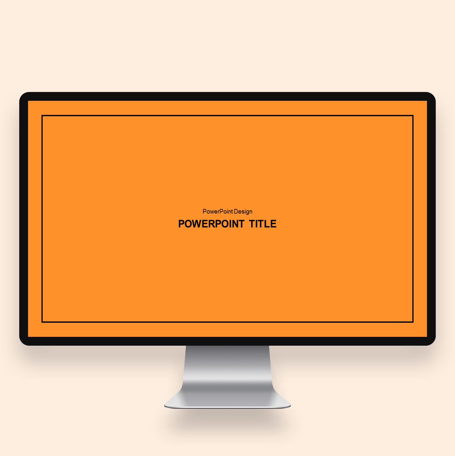 Normal Simple Border PowerPoint Templates - PowerPoint Free