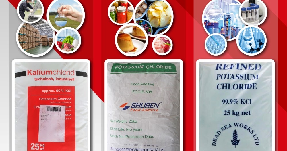thailandchemical: โพแทสเซียมคลอไรด์, Potassium Chloride, KCl, Food ...