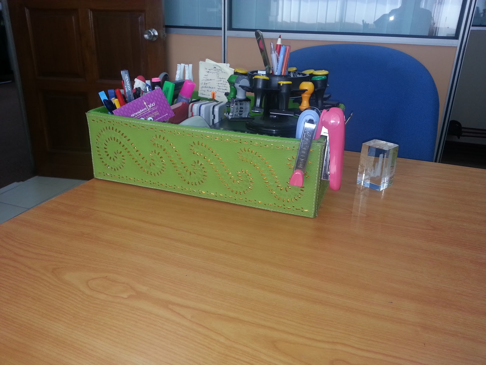 5S meja kat opis ....semalam