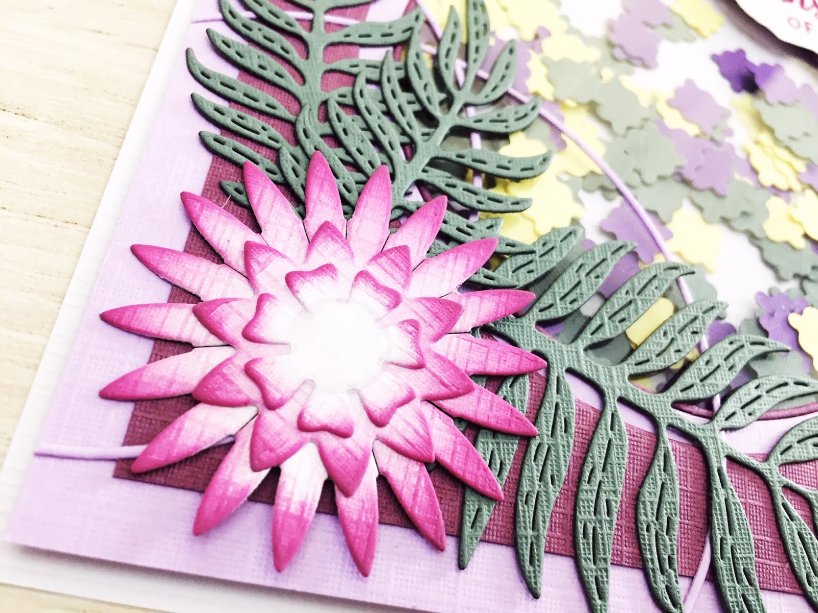 7 Ways to use one Background Die - Gerry's Craft Room