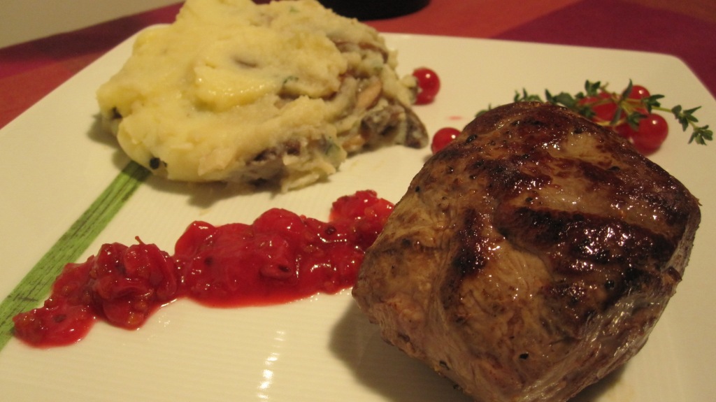 Filetto di cervo con ribes