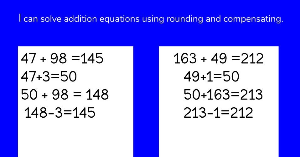 Nico@ PaparoreSchool: Rounding and Compensating