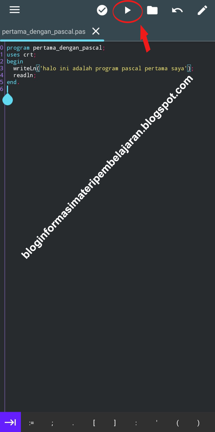 Cara Menggunakan Aplikasi Pascal N-IDE di Android - Blog Informasi ...