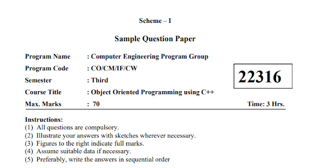 22316--Sample-question-paper--Object-Oriented-Programming-using-C++ I ...