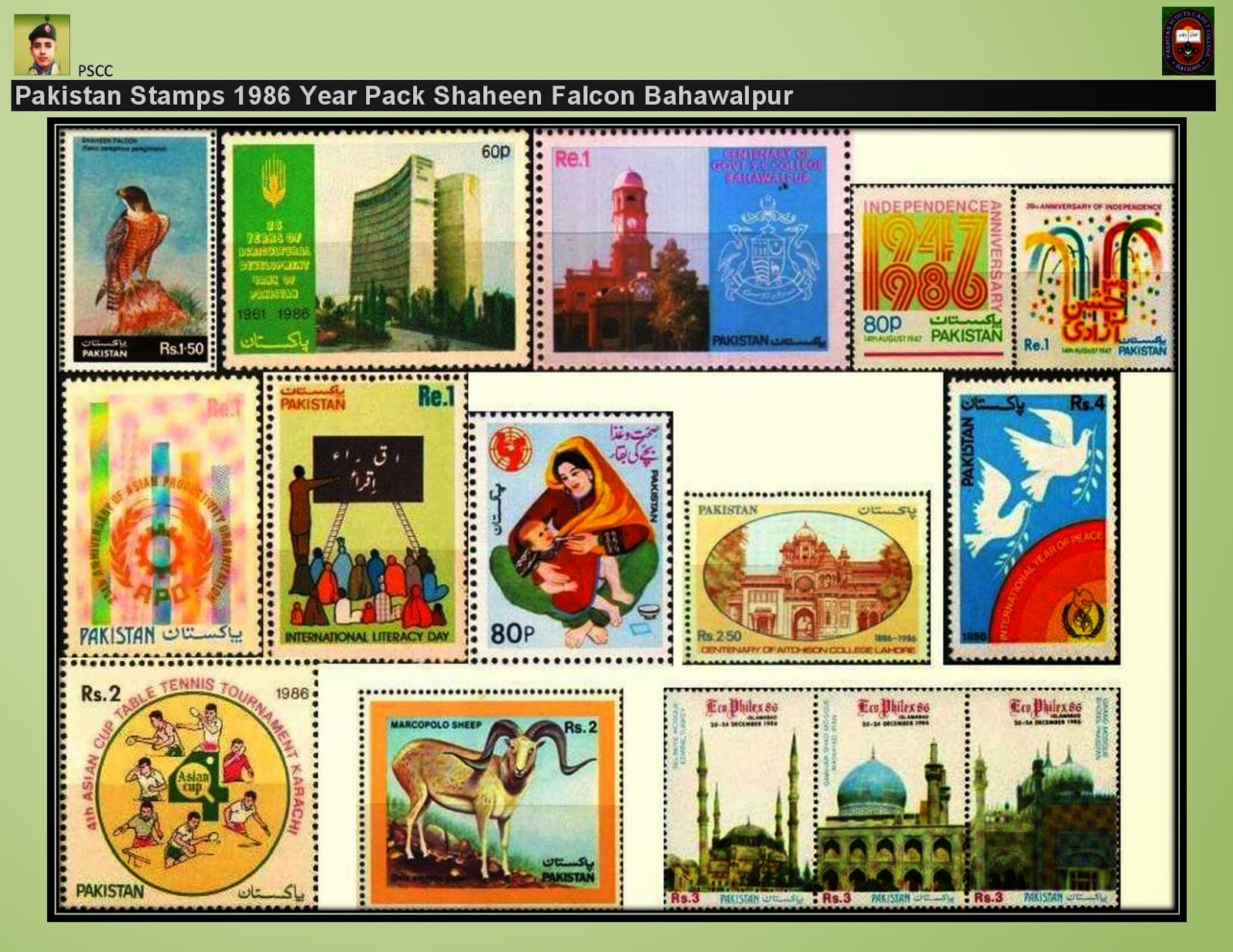 All About e-Postage Stamp(Just a Hobby): Pakistan Stamps