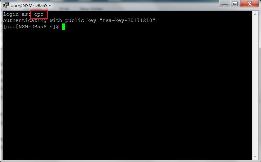 Netsoftmate Technical Blog : Step 5 - Oracle DBCS : Connecting To ... Netsoftmate Technical Blog : Step 5 - Oracle DBCS : Connecting To ...
