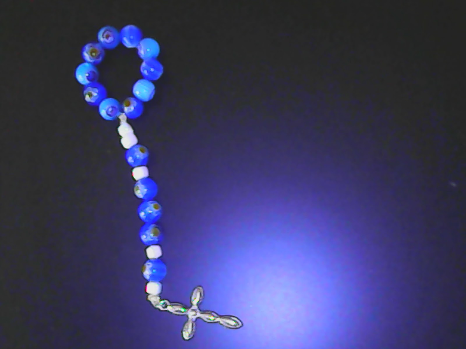 these and beyond: How to make a fancy finger rosary
