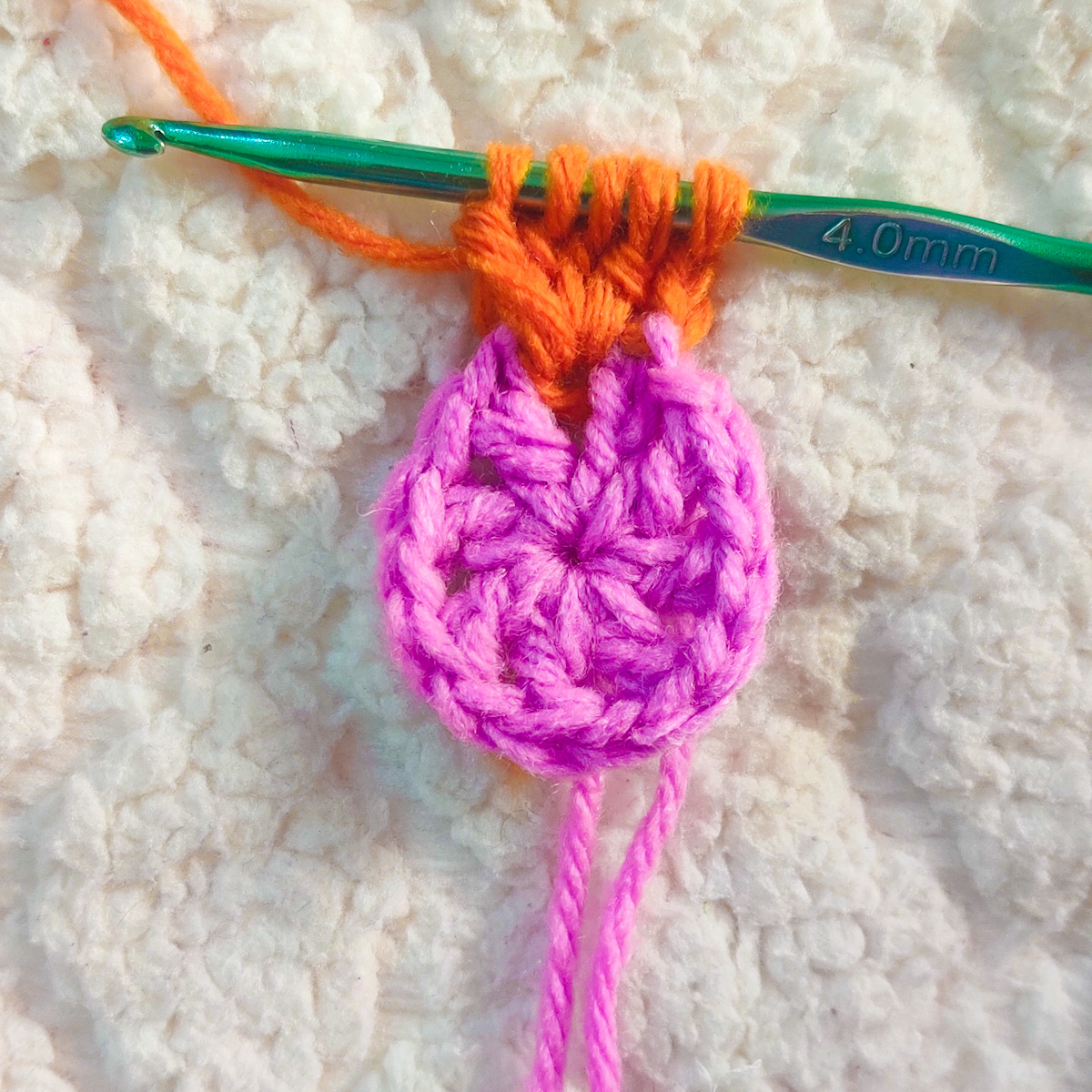 Raji's Craft Hobby: Picot Flower Doily Coaster