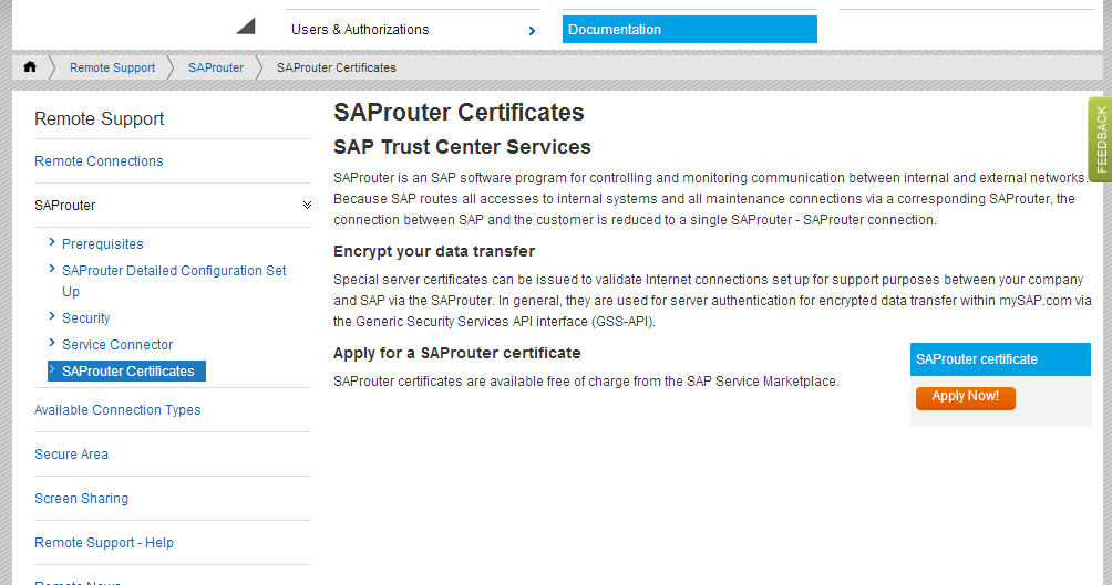 Learn Basis: Configure router for your sap landscape