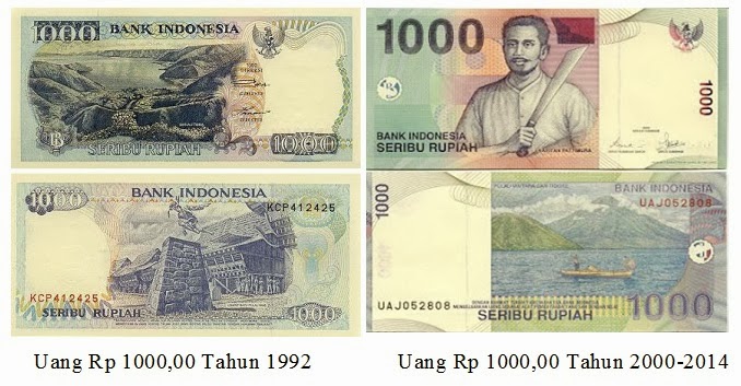 Uang Seribu Rupiah (Rp. 1000) Dari Zaman Ke Zaman ~ Xzam is my Choise