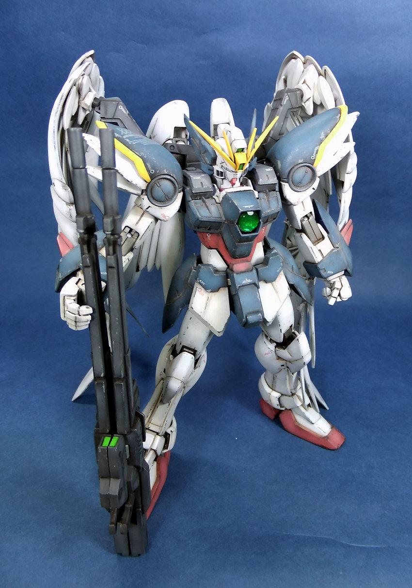 GUNDAM GUY: MG 1/100 XXXG-00W0 Gundam Wing Zero Custom - Painted Build