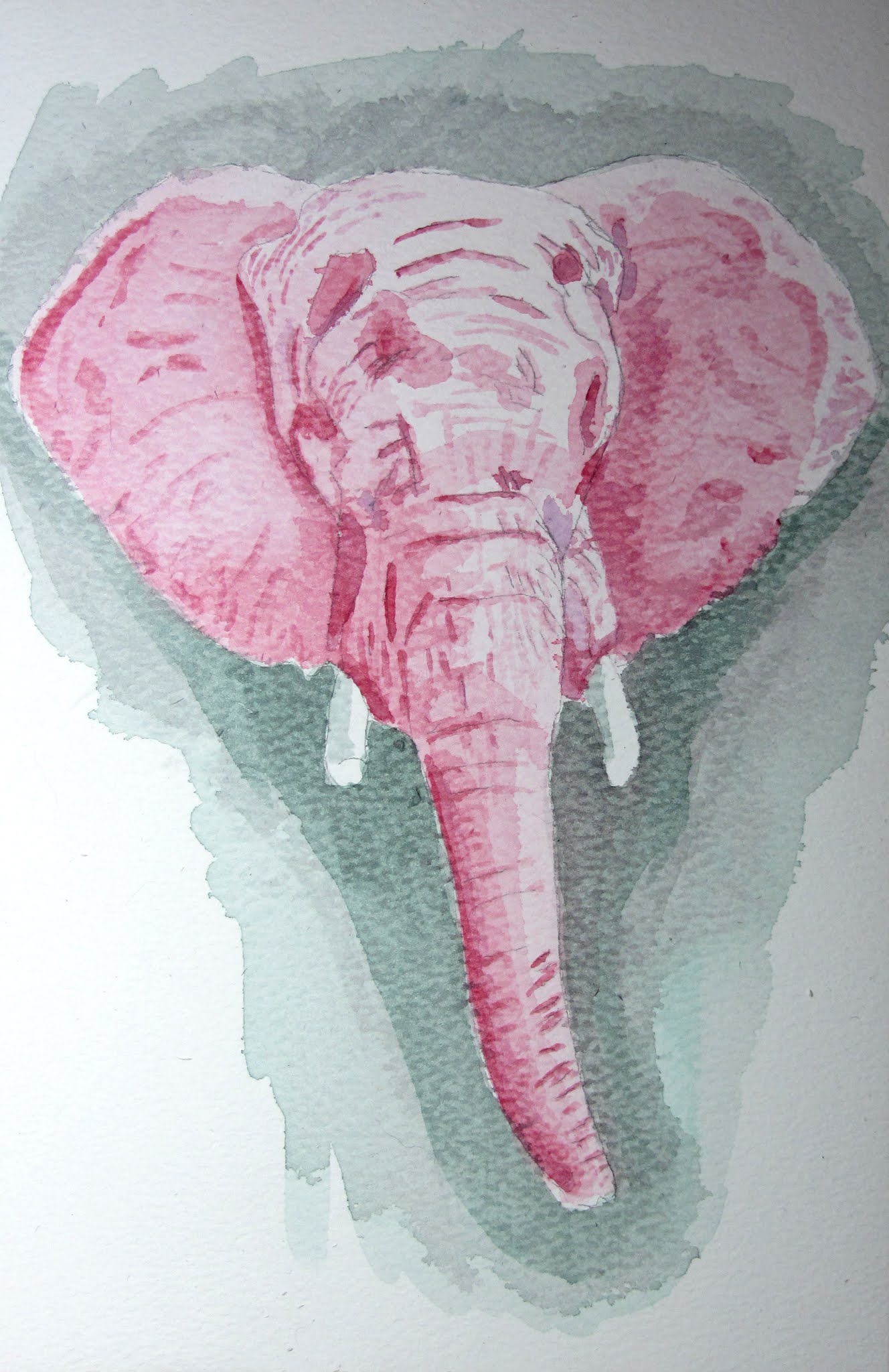 Ianrevealed - an artists journey: A third Addo Elephant drawing, and a ...