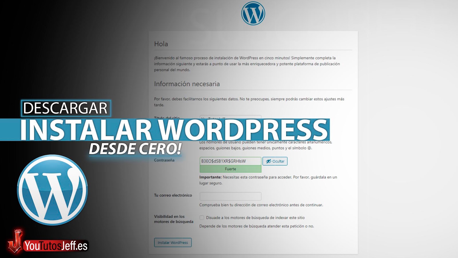 Como Instalar Wordpress en Español Desde Cero