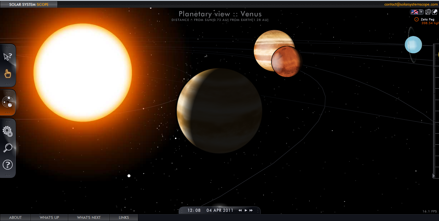 Recursos educativos XXI: Solar System Scope - Modelo interactivo 3D del ...