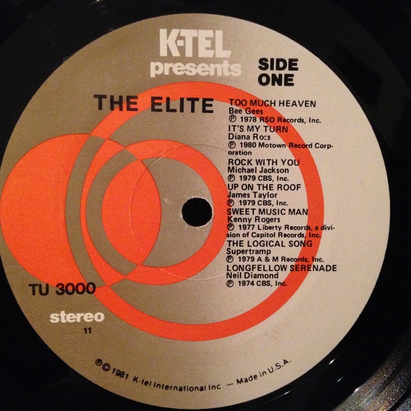 K-Tel Kollection 1973-1983: THE ELITE [1981]