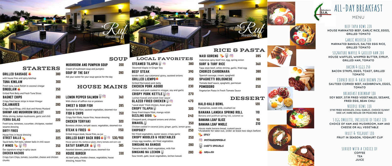 AKLAN| Boracay Rooftop Dinner at Ferra Hotel’s Ruf Resto Bar ~ Updated ...