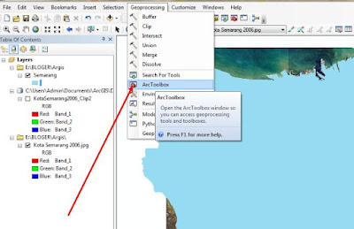 Cara Memotong Citra Satelit Pada Arcgis - Geograpik