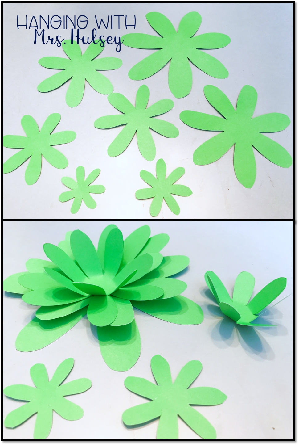 DIY Paper Succulents - Hanging with Mrs. Hulsey