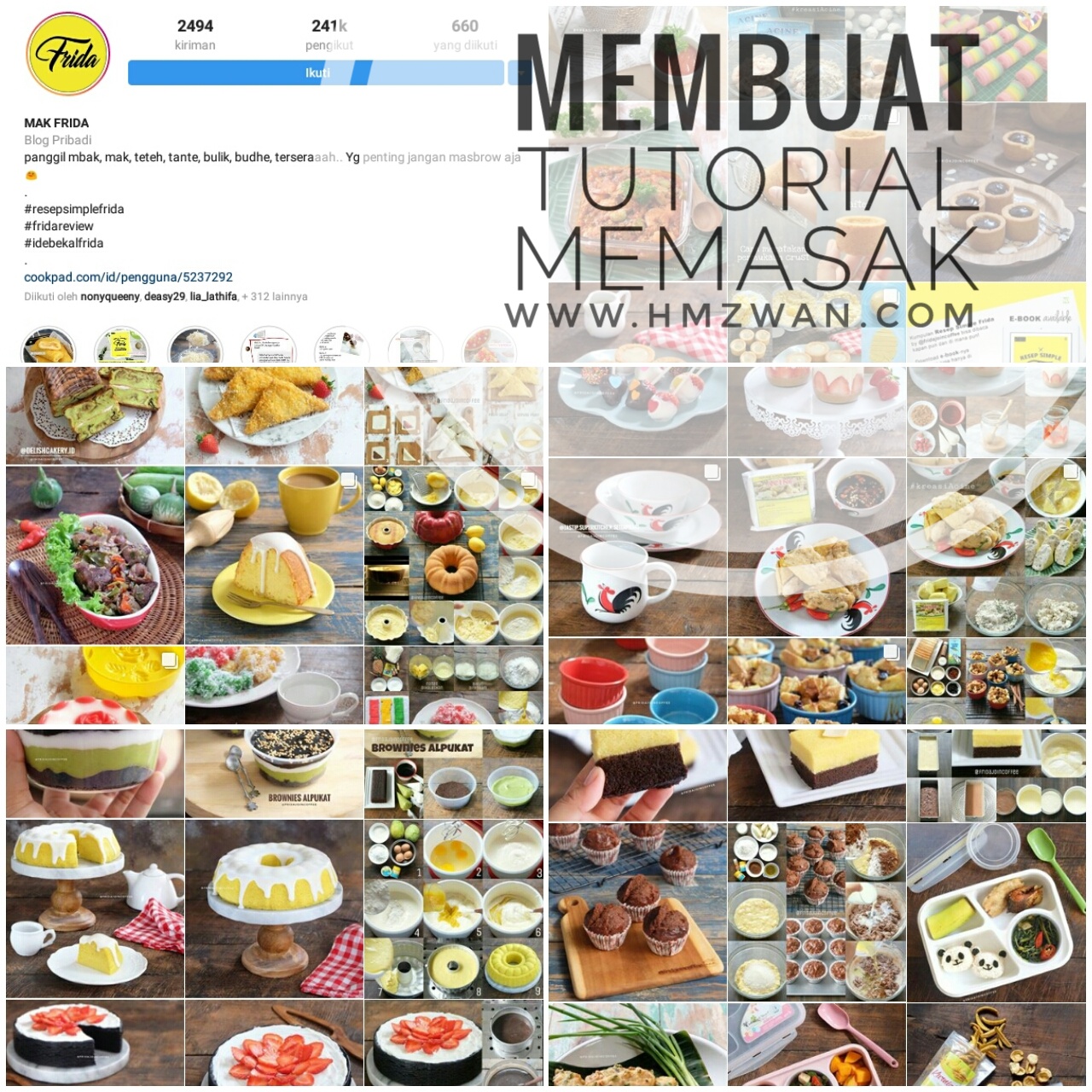 HM Zwan: Membuat Tutorial Memasak