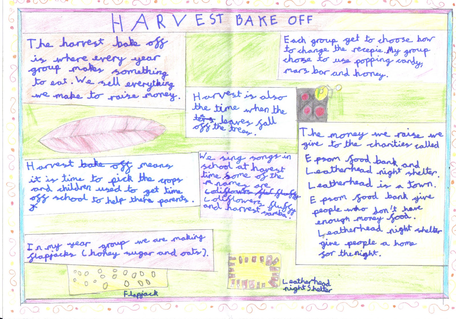 PICK ENGLISH WITH TICs: Stamford Green Primary School: Harvest Bake OFF
