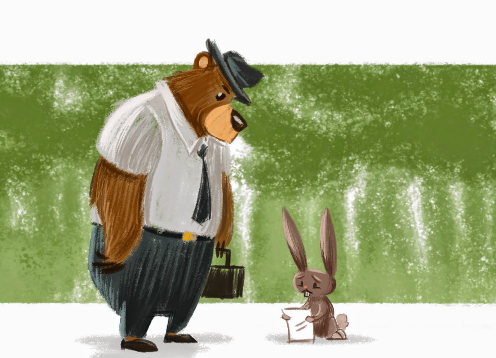 jordylikesbirds: Bear and rabbit