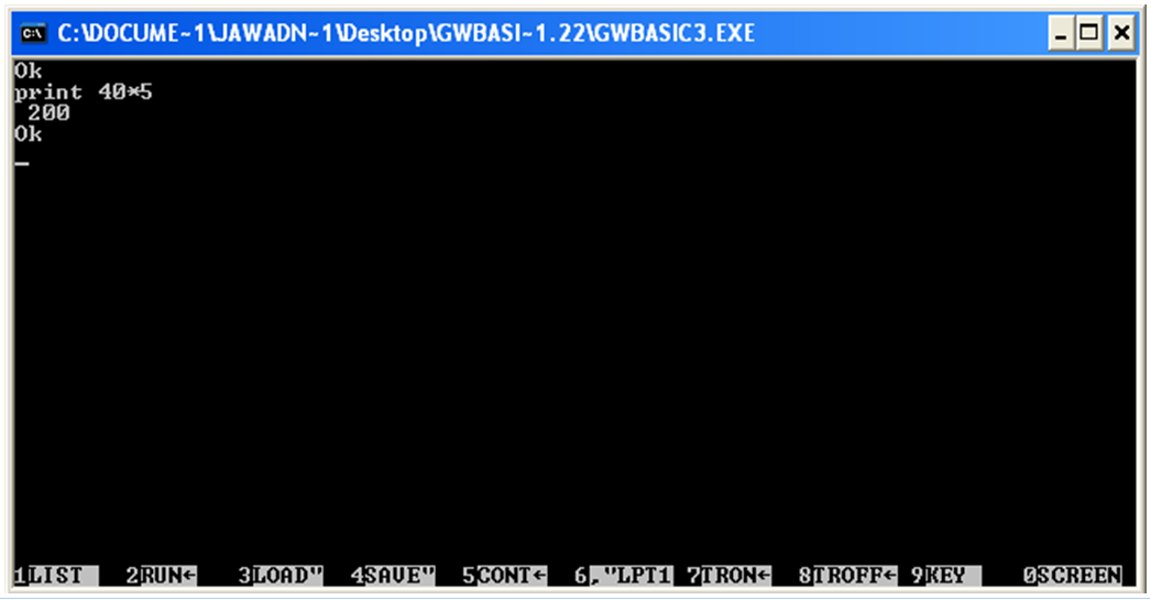 My Programming Tips: WRITING PROGRAMS IN GW BASIC