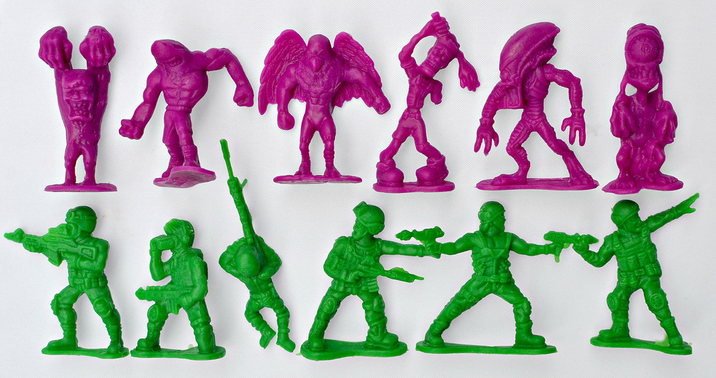 Little Weirdos: Mini figures and other monster toys: Battle Warriors ...