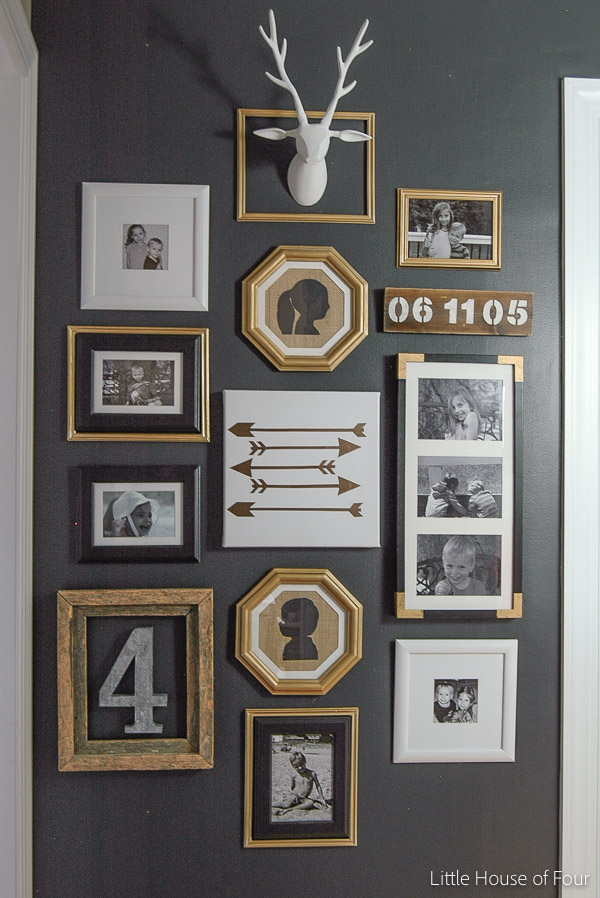 Updated Hall Gallery Wall | Little House of Four - Creating a beautiful ...