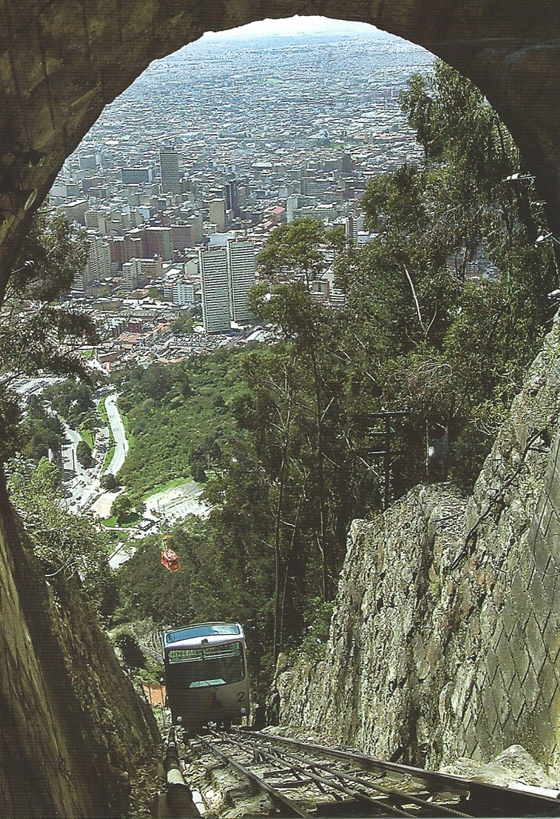 MY POSTCARD-PAGE: COLOMBIA ~Monserrate Funicular - Bogotá