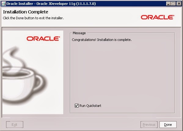 Come let's get confused ! : Installing Oracle JDeveloper 11.1.1.7.0 ...