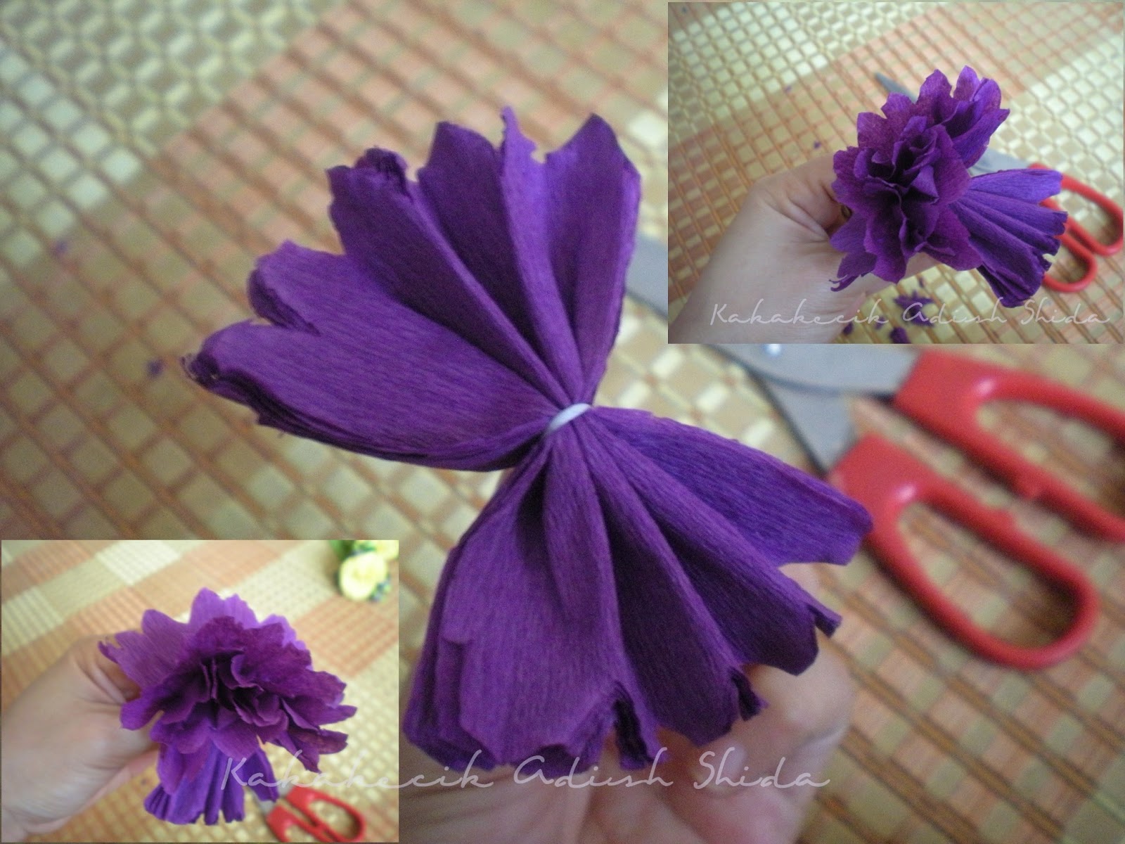 KakaKecik aDisH sHidA: DIY : Bunga Tissue