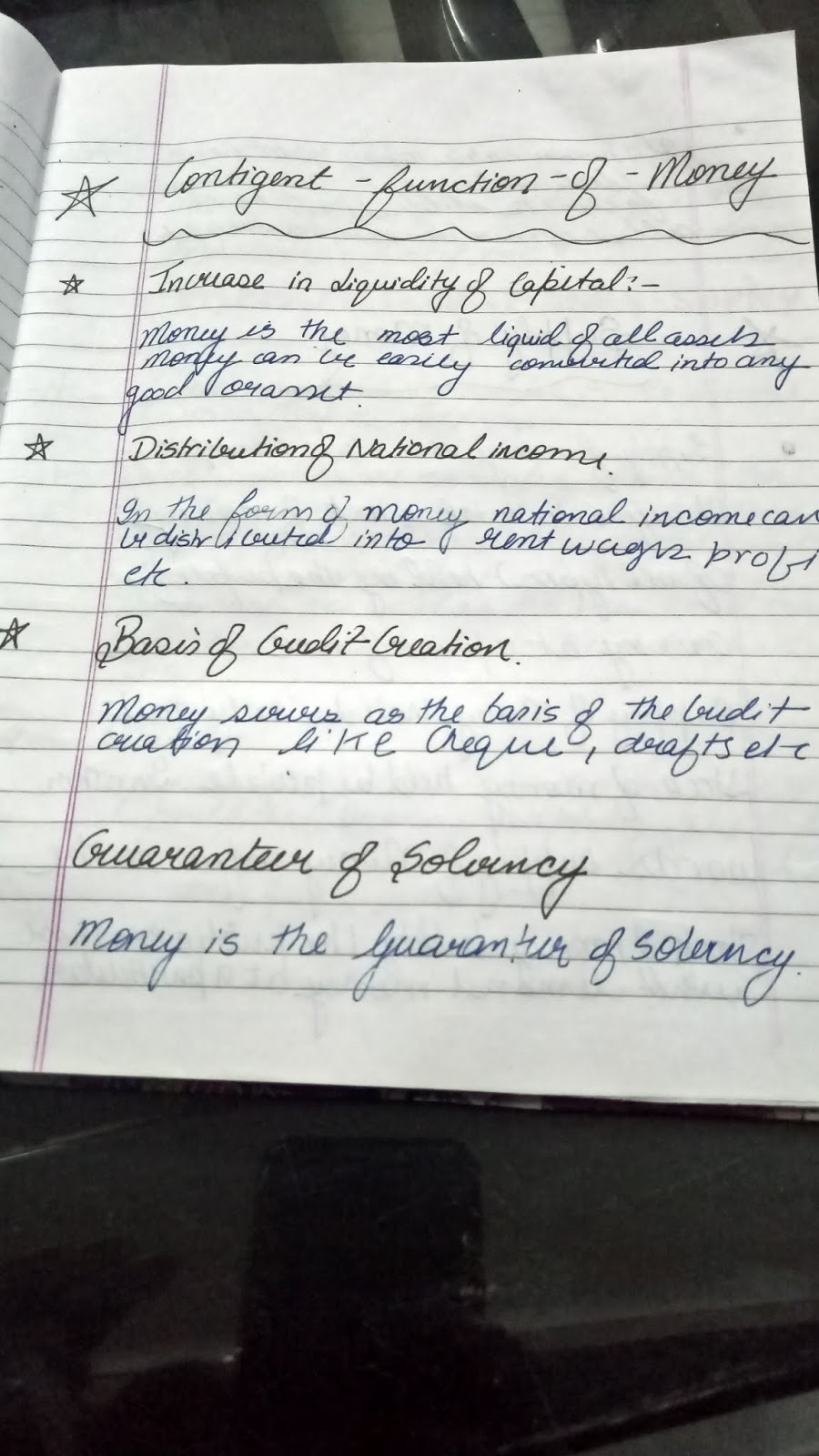 money and supply of money class 12 macro economics notes by simran sahni