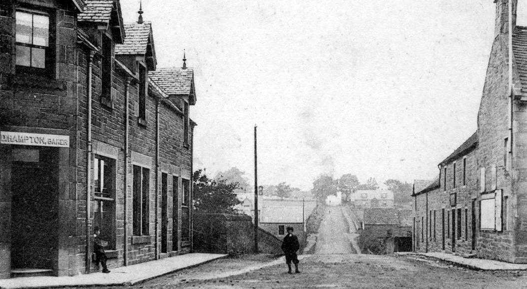 Tour Scotland: Old Photograph Auldbar Road Letham Scotland
