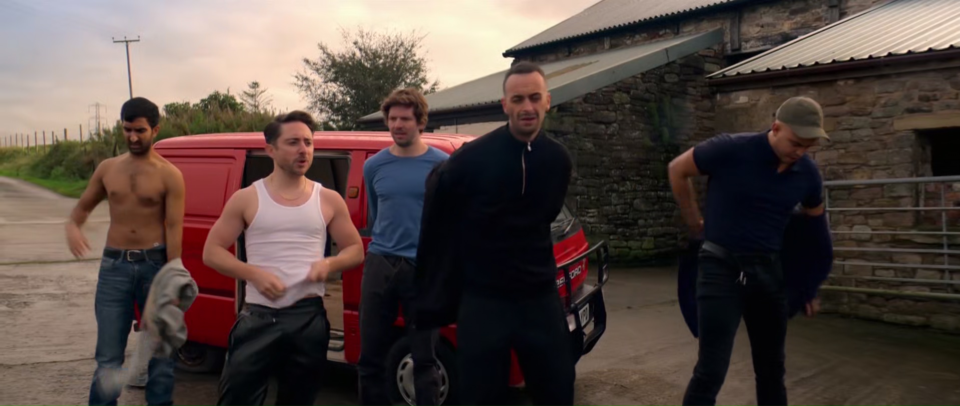 ausCAPS: Damien Molony, Joe Gilgun, Ryan Sampson, Tom Hanson, Aaron ...