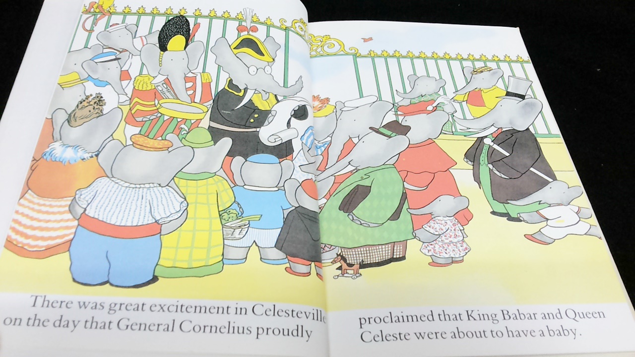 Kid Books Blog: 683.Babar the King / Babar at home
