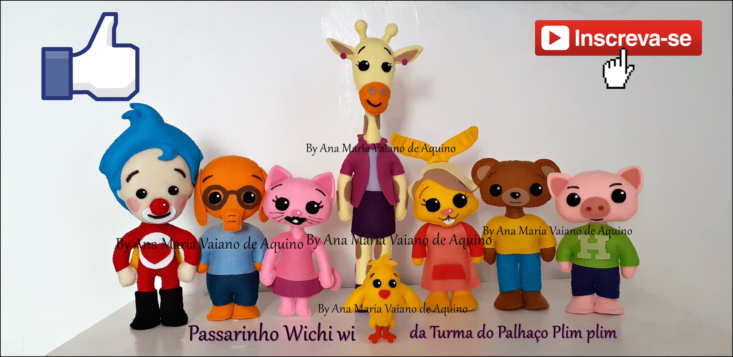 Eu Amo Artesanato: Passarinho Wichi wi da Turma do Palhaço Plim Plim em ...